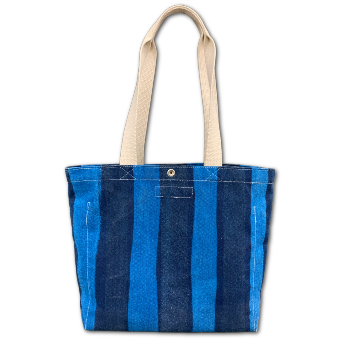 Vessel Tote Bag - Small - 'Painted Stripes' – Rebecca Pearcy